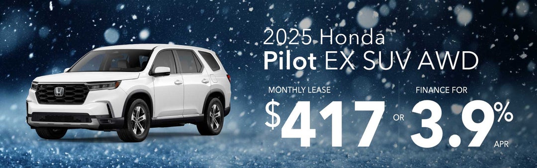 2025 Honda Pilot Lease Deal [$417/mo. for 36 Months]