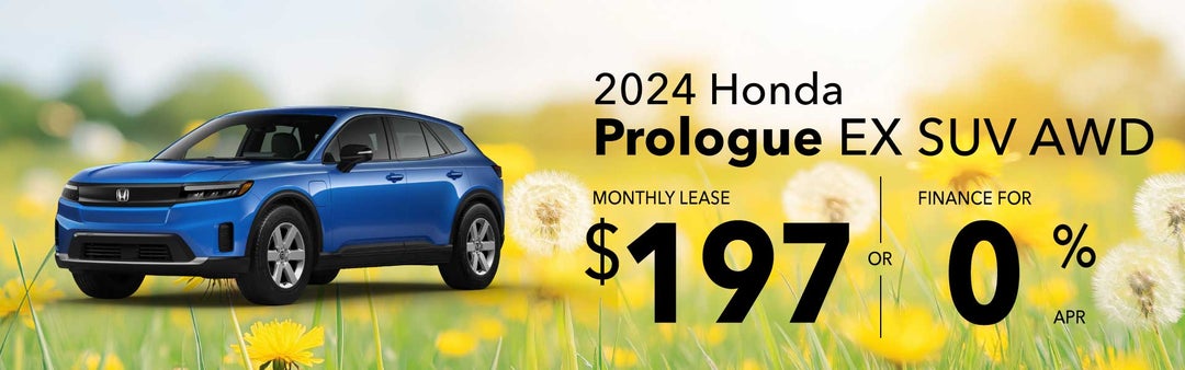 2024 Honda Prologue Deals [$197/mo. Lease or 0% APR]